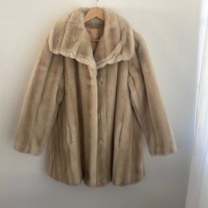 Jackets & Coats | Vintage Astraka Tissavel Faux Fur Coat | Poshmark
